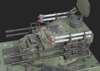 PBR 四涂装模型-火炮器械模型库-Substance Painter(.spp/.****sar)模型下载-cg模型网