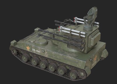 PBR 四涂装模型-火炮器械模型库-Substance Painter(.spp/.****sar)模型下载-cg模型网