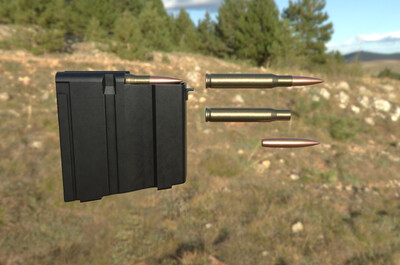 XM-107巴雷特狙击枪模型-枪械模型模型库-Maya(.ma/.mb)模型下载-cg模型网