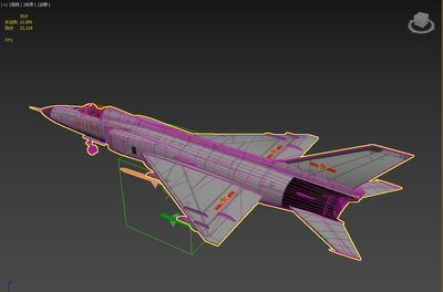 J8II 歼-8II模型-军用飞机模型库-3D Studio(.3ds)模型下载-cg模型网