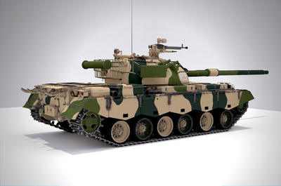 ZTZ88A坦克 4k贴图模型-装甲车／坦克模型库-OBJ(.obj/.mtl)模型下载-cg模型网