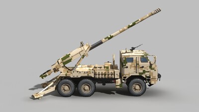 PCL181车载榴弹炮 155毫米车载炮模型-装甲车／坦克模型库-3ds Max(.max)模型下载-cg模型网