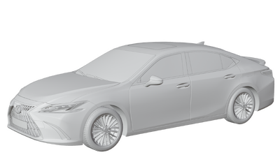 雷克萨斯 ES300h模型-轿车模型库-3ds Max(.max)模型下载-cg模型网