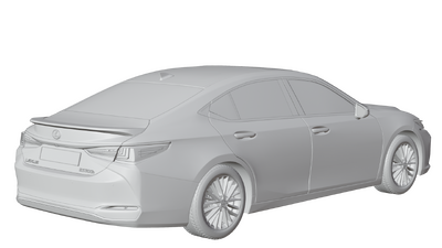 雷克萨斯 ES300h模型-轿车模型库-3ds Max(.max)模型下载-cg模型网