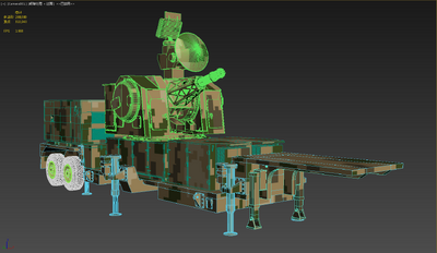 陆盾-3000防空系统 LD-3000模型-火炮器械模型库-3ds Max(.max)模型下载-cg模型网