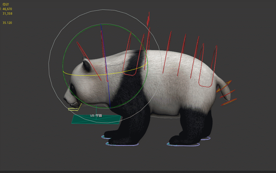 熊猫【有绑定动画】panda 写实大熊猫模型-哺乳模型库-3ds Max(.max)模型下载-cg模型网