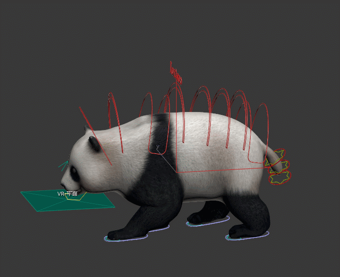 熊猫【有绑定动画】panda 写实大熊猫模型-哺乳模型库-3ds Max(.max)模型下载-cg模型网