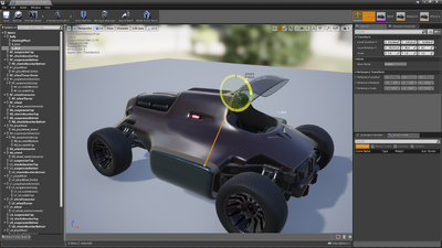 UE4/UE5 科幻卡丁车模型-赛车/跑车模型库-FBX(.fbx)模型下载-cg模型网