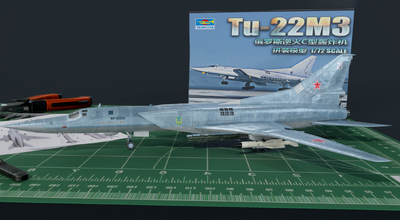 俄罗斯Tu-22轰炸机 KH58导弹模型-军用飞机模型库-3ds Max(.max)模型下载-cg模型网