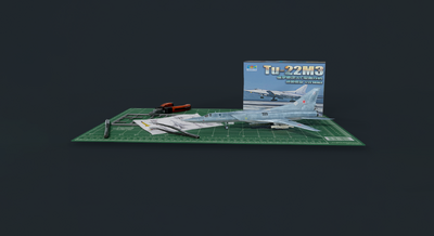 俄罗斯Tu-22轰炸机 KH58导弹模型-军用飞机模型库-3ds Max(.max)模型下载-cg模型网