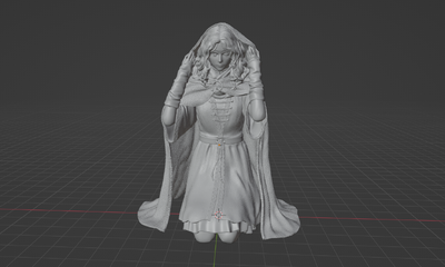 可3D打印模型-指环王梅琳娜Melina模型-女人模型库-Blender(.blend)模型下载-cg模型网