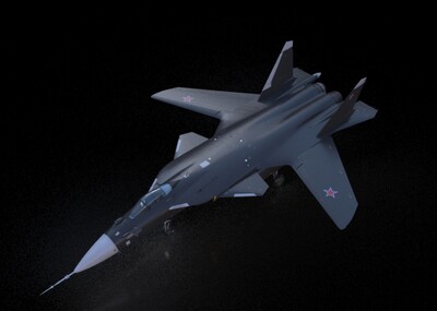 SU-47 苏-47战斗机模型-军用飞机模型库-3ds Max(.max)模型下载-cg模型网