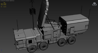 俄罗斯S-400防空导弹系统92N6A模型-装甲车／坦克模型库-3ds Max(.max)模型下载-cg模型网