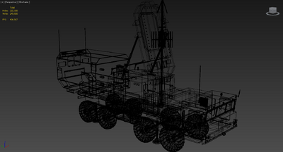 俄罗斯S-400防空导弹系统92N6A模型-装甲车／坦克模型库-3ds Max(.max)模型下载-cg模型网