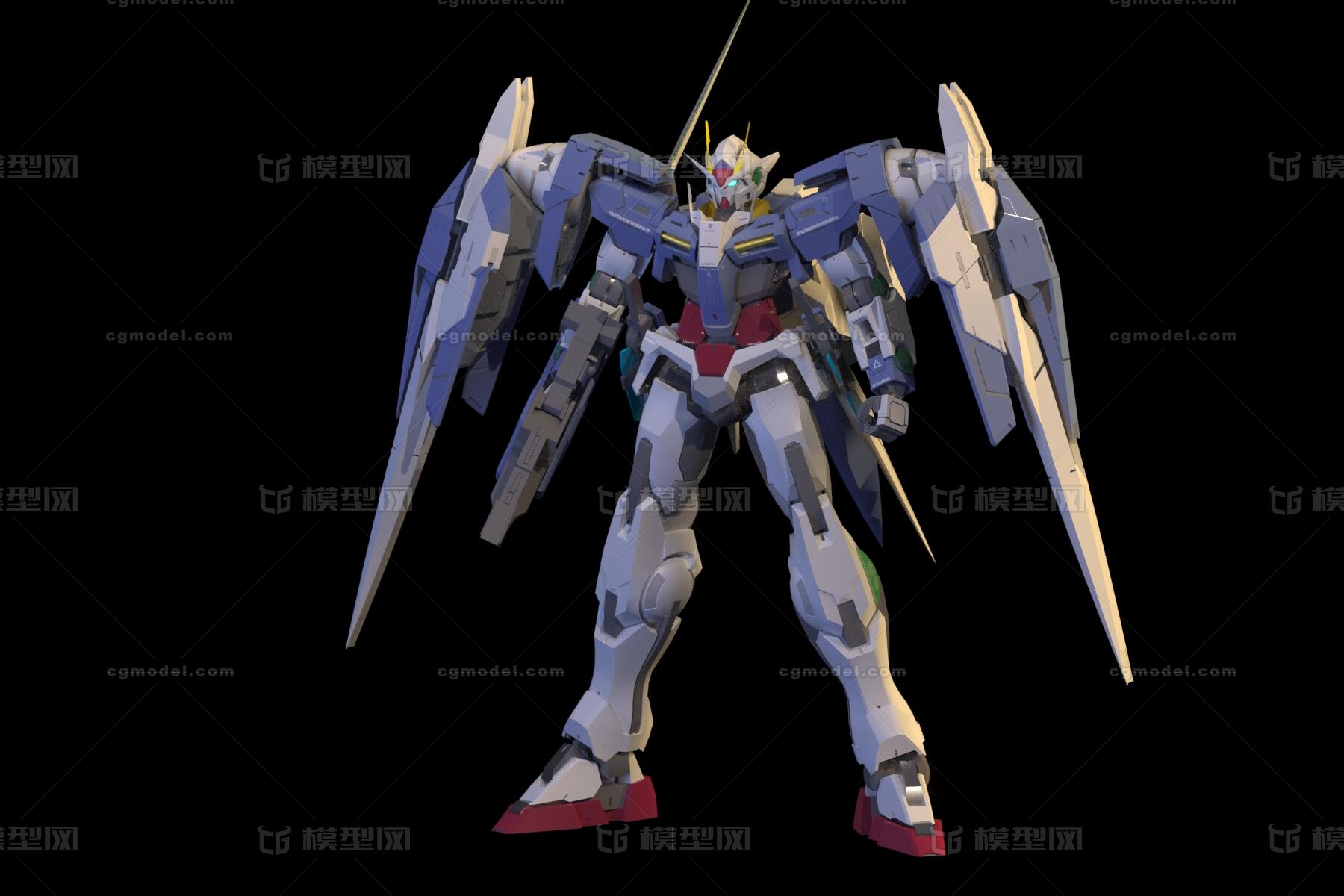 高达00R 高达模型-机器人／机甲模型库-3ds Max(.max)模型下载-cg模型网