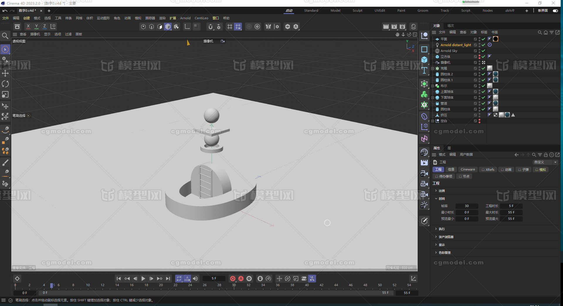 C4D-MG动画模型-广告场景模型库-Cinema 4D(.c4d)模型下载-cg模型网