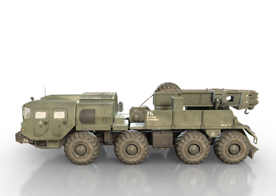 MAZ7310 玛兹7310模型-工程车模型库-3D Studio(.3ds)模型下载-cg模型网