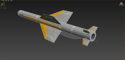 KD-88空地导弹模型-火炮器械模型库-3ds Max(.max)模型下载-cg模型网