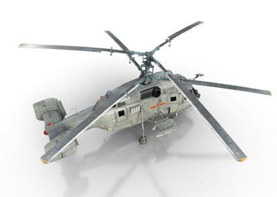 卡29舰载直升机 Ka-29模型-军用直升机模型库-3D Studio(.3ds)模型下载-cg模型网