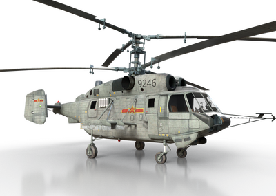 卡29舰载直升机 Ka-29模型-军用直升机模型库-3D Studio(.3ds)模型下载-cg模型网