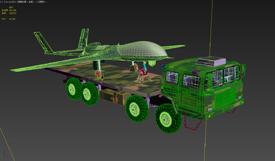 长鹰远程无人侦察机系统BZK-005模型-火炮器械模型库-3ds Max(.max)模型下载-cg模型网