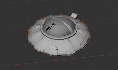 科幻游戏航空器宇宙飞船外星飞碟UFO模型-宇宙飞船模型库-Cinema 4D(.c4d)模型下载-cg模型网