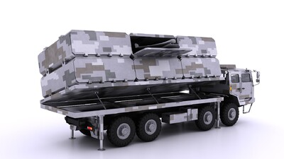 CH-901无人机发射系统模型-火炮器械模型库-3ds Max(.max)模型下载-cg模型网