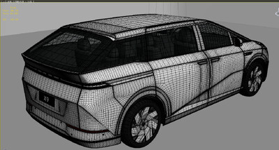 2024款小鹏X9 小鹏MPV模型-轿车模型库-3ds Max(.max)模型下载-cg模型网
