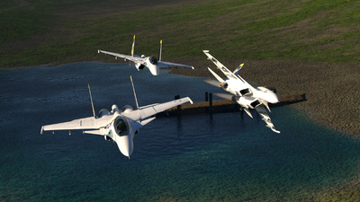 J-15战斗机 PBR材质模型-军用飞机模型库-Blender(.blend)模型下载-cg模型网