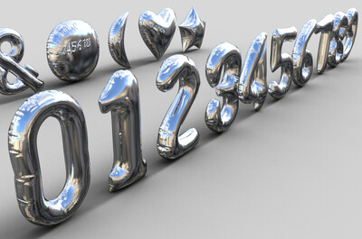 数字气球数字爱心气球012345678模型-场景部件模型库-3ds Max(.max)模型下载-cg模型网