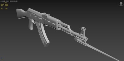 中国人民解放军56式突击步枪模型-枪械模型模型库-3ds Max(.max)模型下载-cg模型网