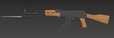 中国人民解放军56式突击步枪模型-枪械模型模型库-3ds Max(.max)模型下载-cg模型网