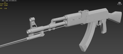 中国人民解放军56式突击步枪模型-枪械模型模型库-3ds Max(.max)模型下载-cg模型网