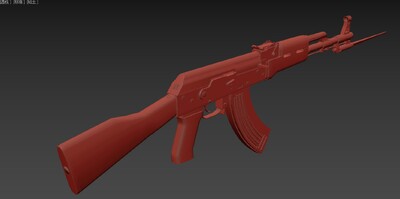 中国人民解放军56式突击步枪模型-枪械模型模型库-3ds Max(.max)模型下载-cg模型网