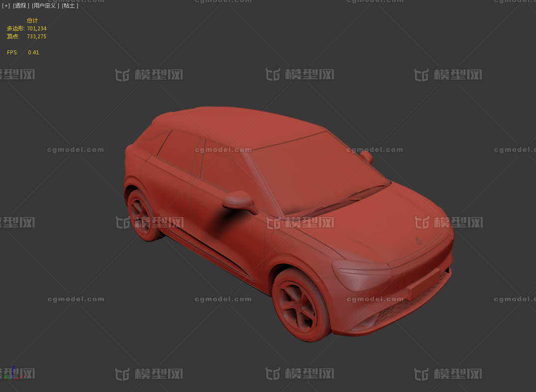 东风纳米nammi01-2023款模型-轿车模型库-3ds Max(.max)模型下载-cg模型网