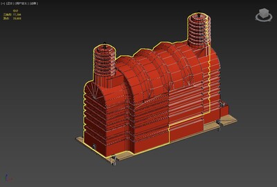 35kV电压互感器模型-电机部件模型库-3ds Max(.max)模型下载-cg模型网