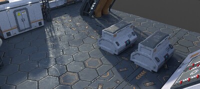 科幻外太空星球地表基地建筑设备 C473模型-科幻场景模型库-3ds Max(.max)模型下载-cg模型网