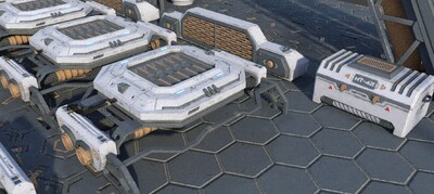 科幻外太空星球地表基地建筑设备 C473模型-科幻场景模型库-3ds Max(.max)模型下载-cg模型网