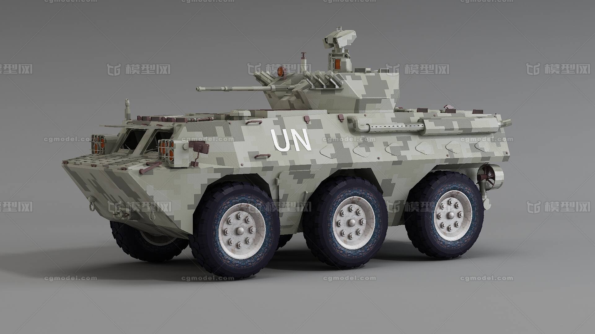 ZSL92B型步兵战车 轮式装甲车模型-装甲车／坦克模型库-3ds Max(.max)模型下载-cg模型网