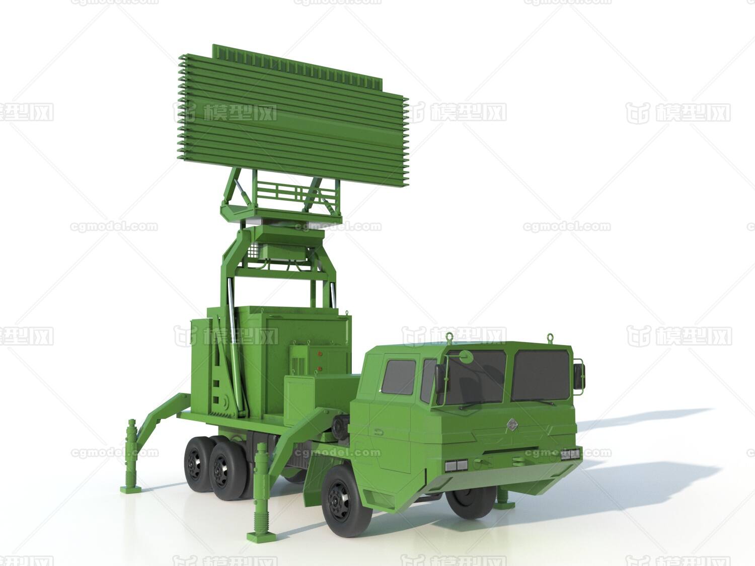 YLC-18 Radar模型-其他器械模型库-3ds Max(.max)模型下载-cg模型网