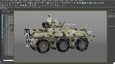ZSL92B型步兵战车 轮式装甲车模型-装甲车／坦克模型库-3ds Max(.max)模型下载-cg模型网