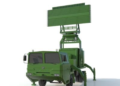 YLC-18 Radar模型-其他器械模型库-3ds Max(.max)模型下载-cg模型网