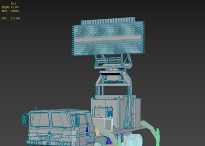 YLC-18 Radar模型-其他器械模型库-3ds Max(.max)模型下载-cg模型网