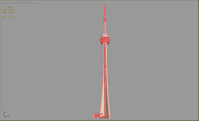 加拿大国家电视塔 多伦多地标模型-公共设施模型库-3ds Max(.max)模型下载-cg模型网