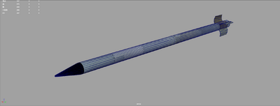 Missile 9M55卫星制导远火模型-火炮器械模型库-Maya(.ma/.mb)模型下载-cg模型网