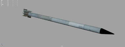 Missile 9M55卫星制导远火模型-火炮器械模型库-Maya(.ma/.mb)模型下载-cg模型网