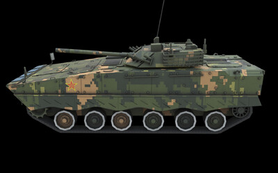 PAL ZBD-04A IFV步兵战车模型-装甲车／坦克模型库-3ds Max(.max)模型下载-cg模型网