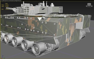 PAL ZBD-04A IFV步兵战车模型-装甲车／坦克模型库-3ds Max(.max)模型下载-cg模型网