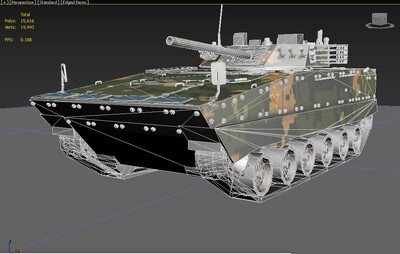 PAL ZBD-04A IFV步兵战车模型-装甲车／坦克模型库-3ds Max(.max)模型下载-cg模型网