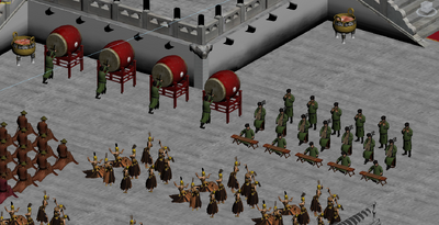 皇帝祭祀 百官跪拜模型-古代场景模型库-3ds Max(.max)模型下载-cg模型网